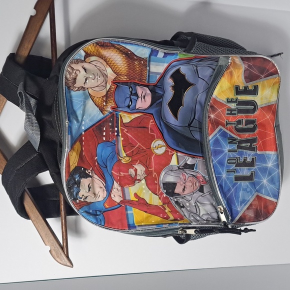 DC Comics | Bags | Dc Comics Superhero Backpack Red Blue Yellow | Poshmark